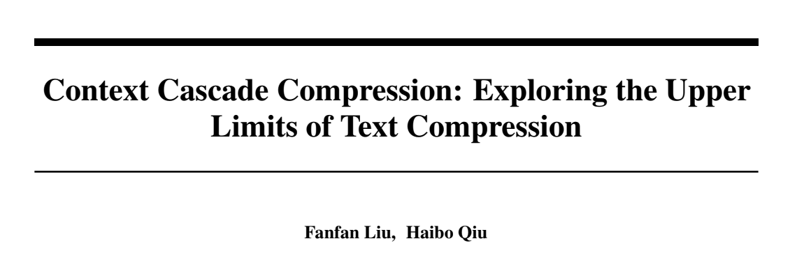 C3：LLM直接压缩长文本，超越视觉压缩 - 知乎