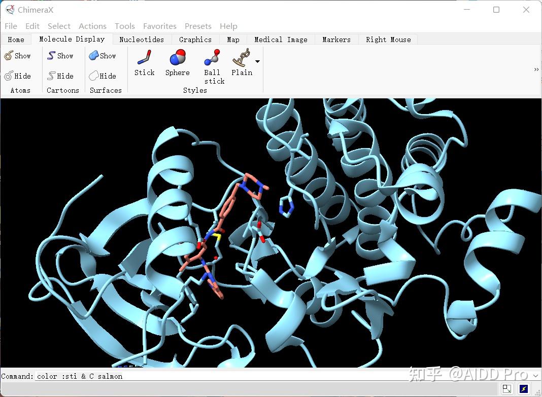 手把手教你使用ChimeraX进行蛋白-配体相互作用的分析与绘图（上篇） - 知乎