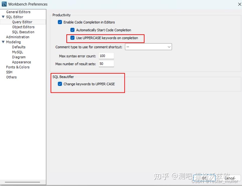 软件测试|workbench语法提示如何设置为大写？ - 知乎
