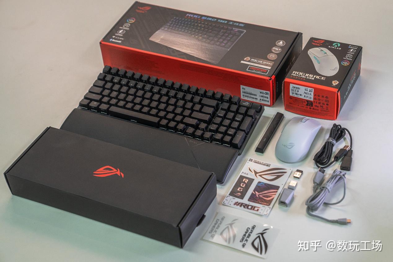 电竞玩家新装备，ROG 游侠2键盘，ROG白龙鳞鼠标开箱 - 知乎