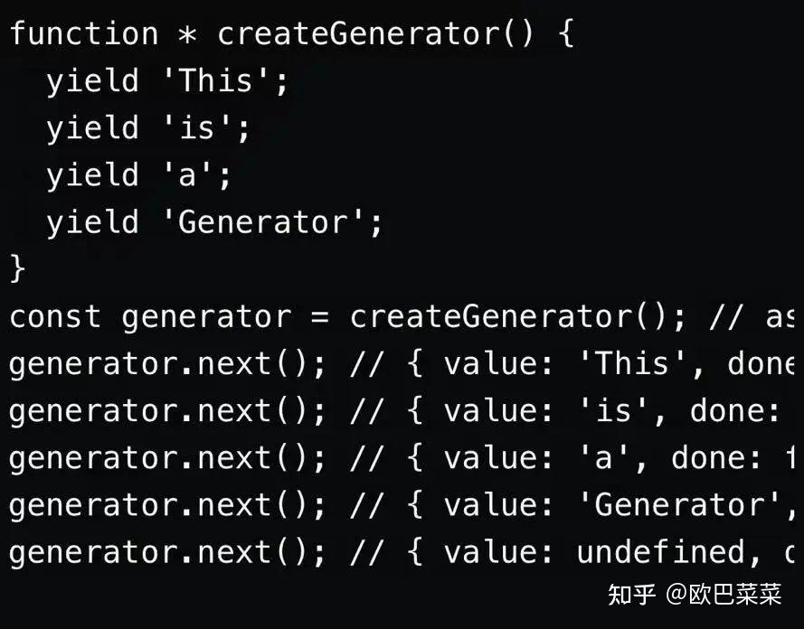 译文:javascript生成器初学者指南 知乎