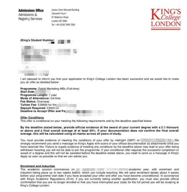 【英国案例】凸显自身优势，斩获KCL offer！ - 知乎