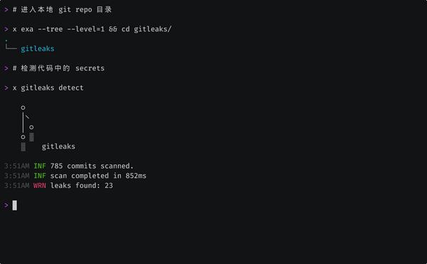 x-cmd pkg | gitleaks - 一个 SAST 工具，用于检测和防止git repos 中的硬编码秘密，如密码、api 密钥和令牌 - 知乎
