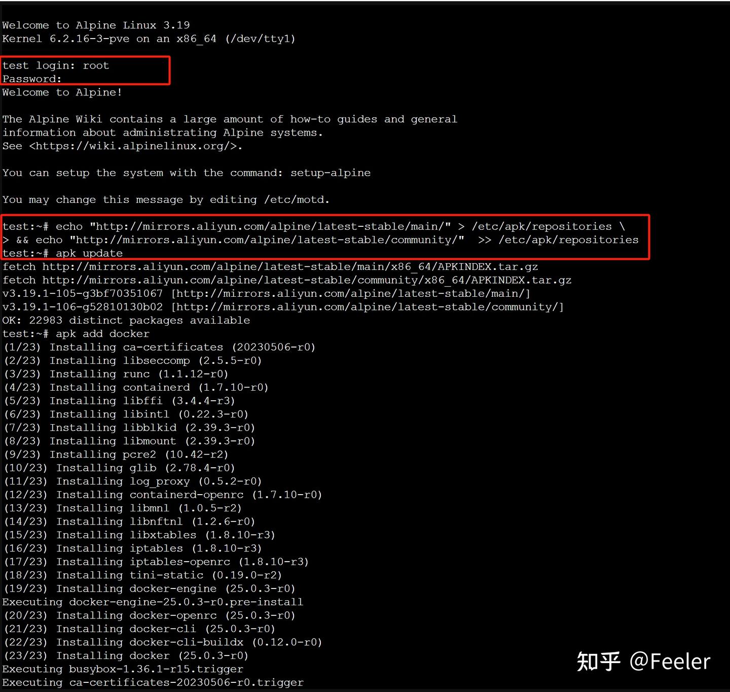 PVE使用LXC容器安装alpine精简系统，安装Docker，继续安装甜糖-笔记 - 知乎