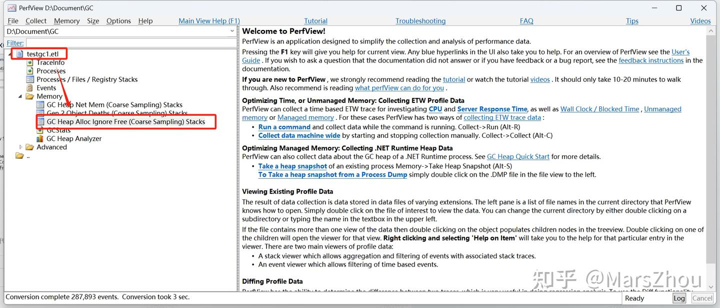 使用 PerfView 采集和分析 .NET GC 内存分配堆栈信息的简单操作指引 - 知乎