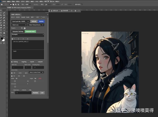 PS中使用Stable Diffusion 最强AI绘图插件-Auto.Photoshop.SD.plugin_v1.3.3 - 知乎