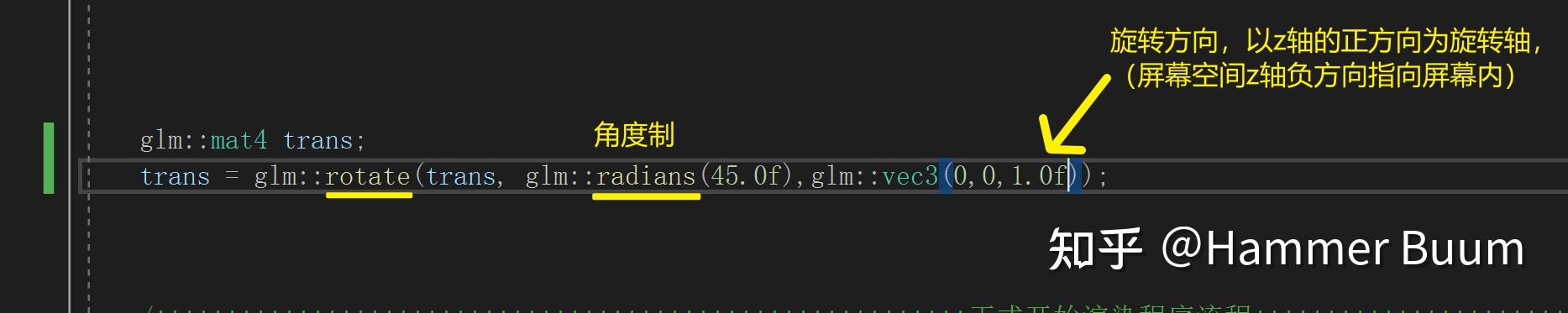 16>>opengl,导入GLM库，（该库只有头文件），使物体发生变换 - 知乎