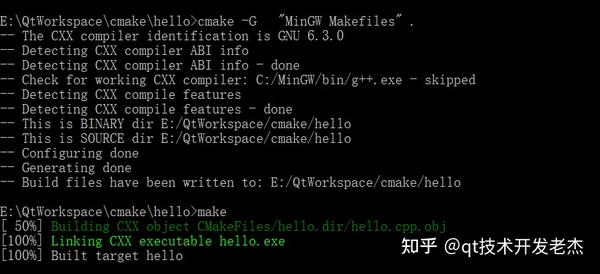 Qt构建cmake工程 知乎