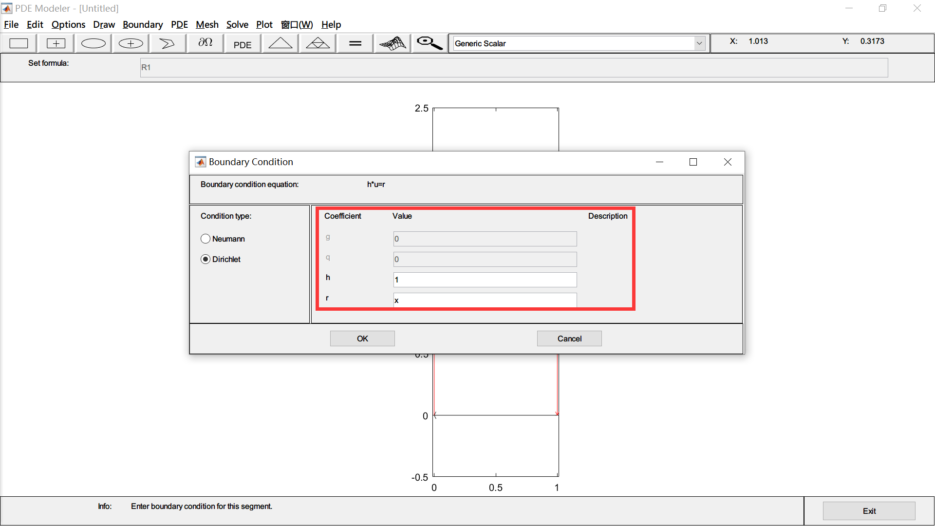 MATLAB 偏微分方程工具箱 pdetool 入门教程 - 知乎