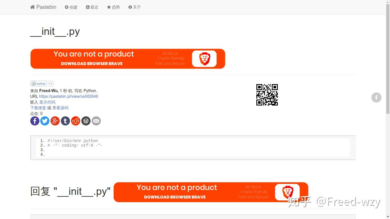 使用 pastebin 快速分享文字 - 知乎