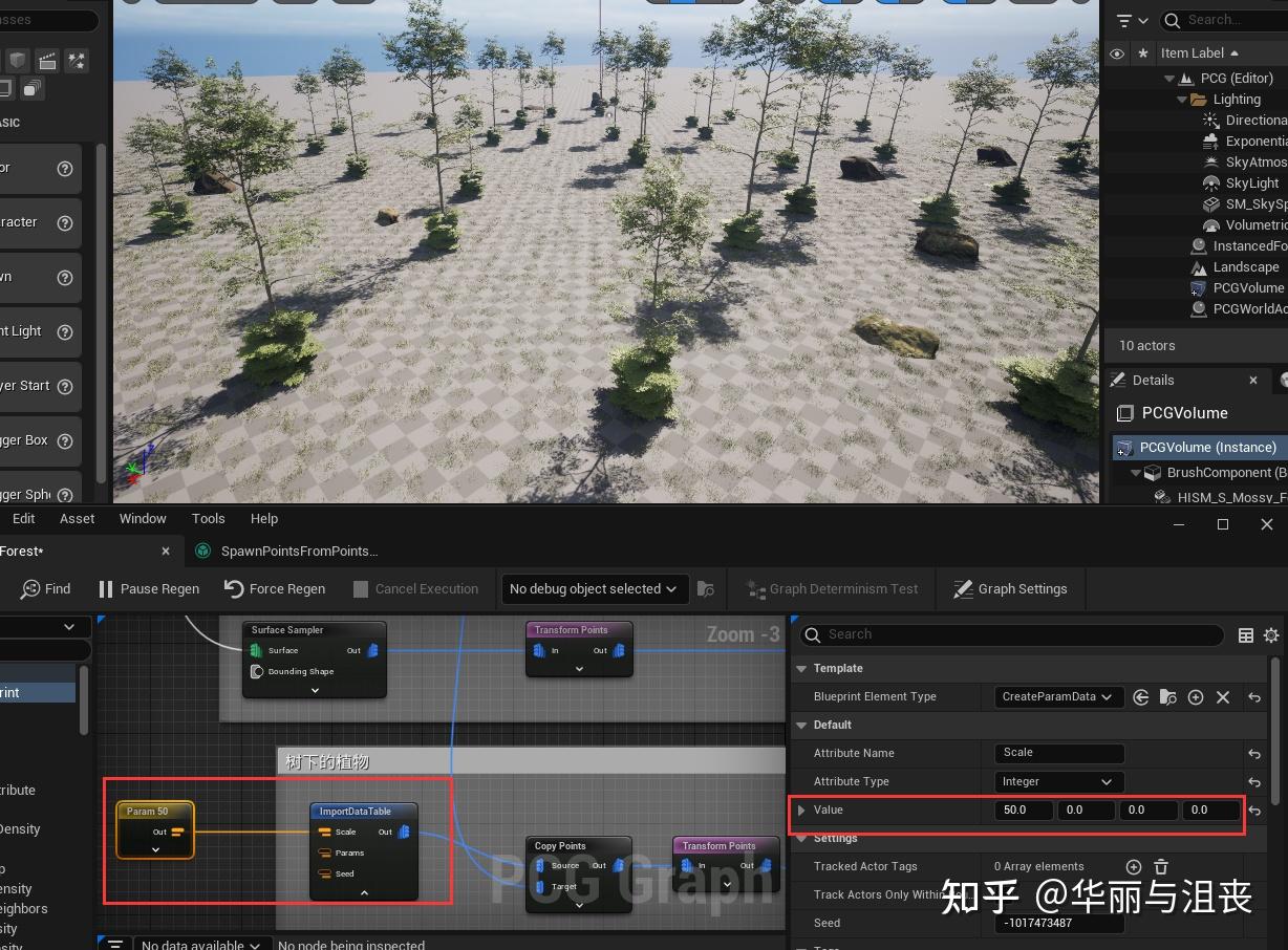 UE5.1 PCG plugin探索(UE5程序化生成/Procedural Content Generation Framework) - 知乎