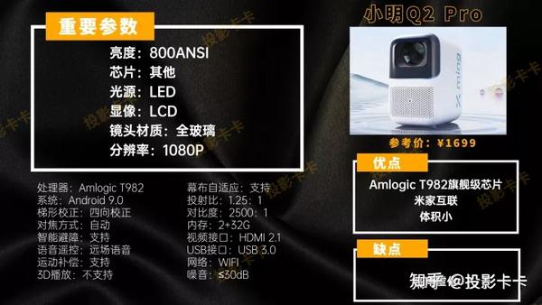 深度测评小明Q2 Pro投影仪：“S机性能、Pro级画质”？小明Q2 Pro开箱实测 - 知乎
