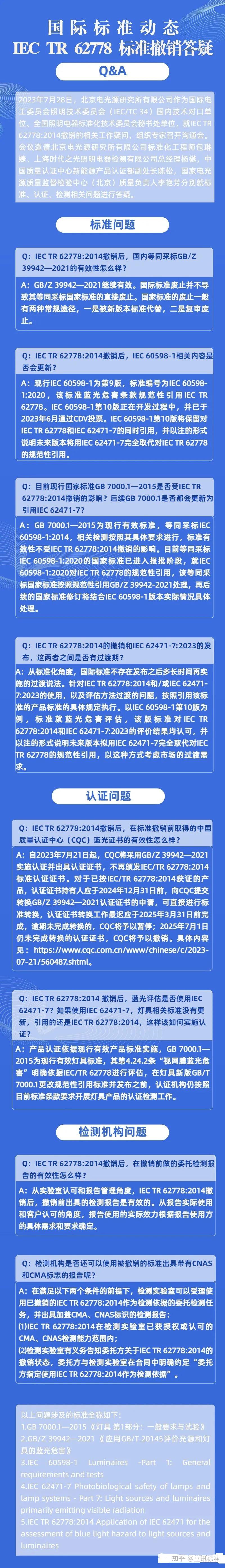 IEC 62471-7:2023光生物安全新标准介绍及IEC TR 62778撤销答疑 - 知乎