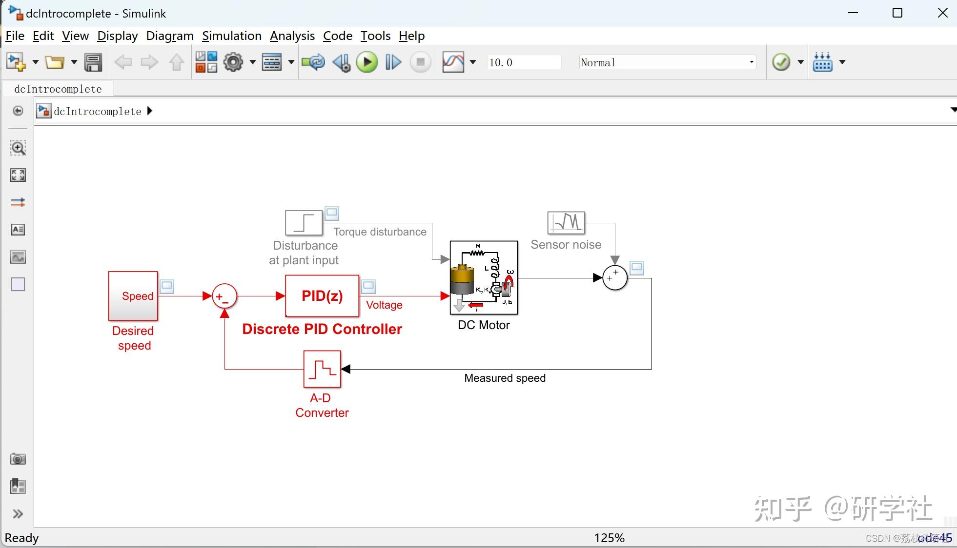 直流电机 PID 控制系统仿真研究(Simulink实现） - 知乎