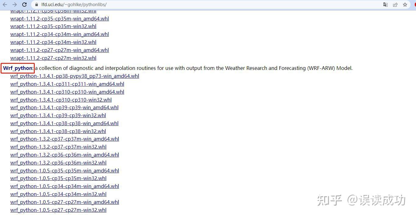 windows10 python3.8.8 安装 wrf-python - 知乎