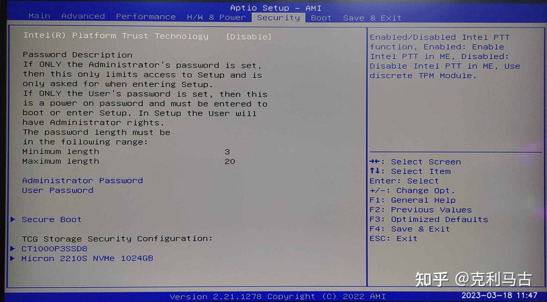 AMI BIOS 选项展示及部分解释(by ChatGPT) - 知乎