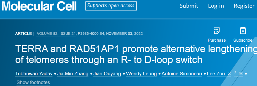 哈佛医学院团队揭示端粒延长替代通路的重要调控分子，有望催生新型抗癌药物 - 知乎