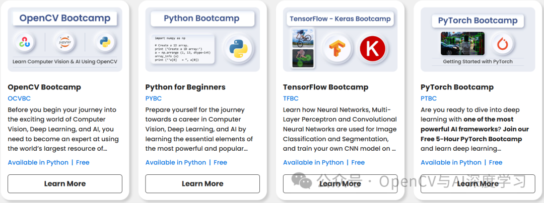 OpenCV官网上新了免费的PyTorch和OpenCV视频教程 - 知乎