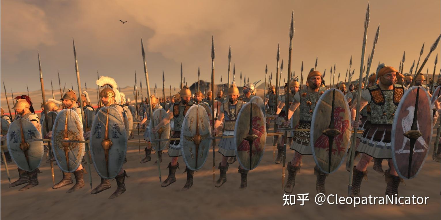 罗马2全战兵种介绍——披坚执锐，威风堂堂 托勒密皇家卫队 - 知乎