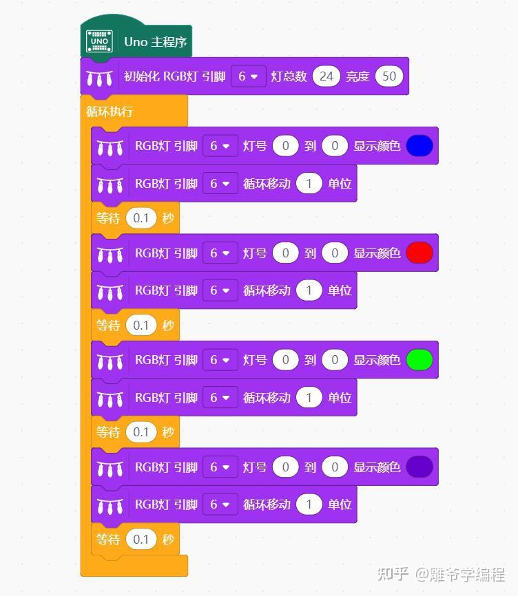 【雕爷学编程】Arduino动手做（124）---24位WS2812环形灯板 - 知乎
