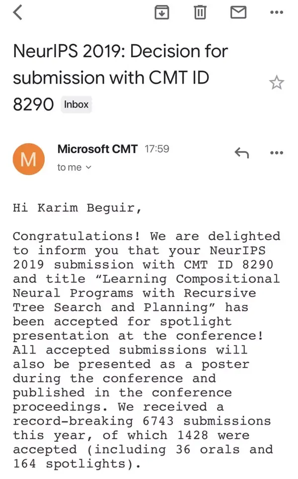 NeurIPS 2019评审结果已出炉，21%接收率，你的Rebuttal成功了么 - 知乎