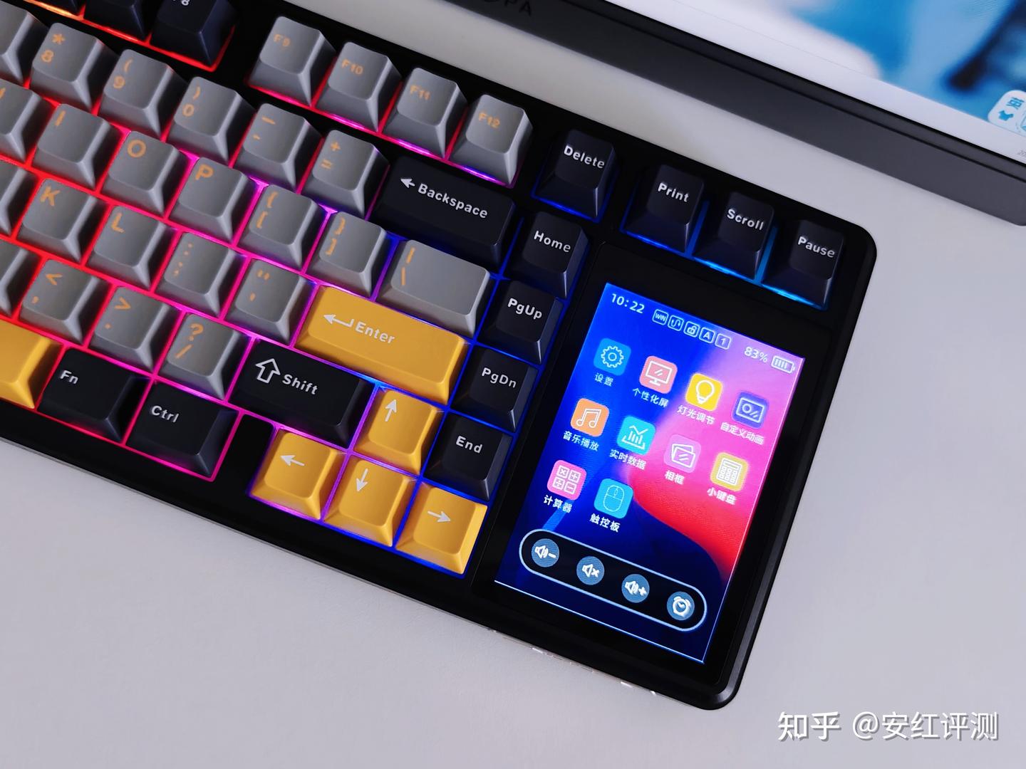 触控大屏加持，狼蛛L99带您解锁机械键盘新形态 - 知乎