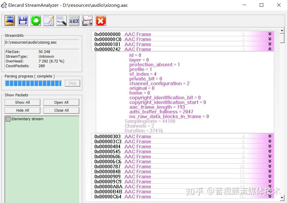 音视频分析工具StreamEye介绍 - 知乎