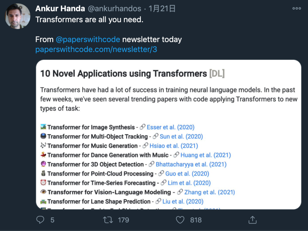 堪比当年的LSTM，Transformer引燃机器学习圈：它是万能的 - 知乎