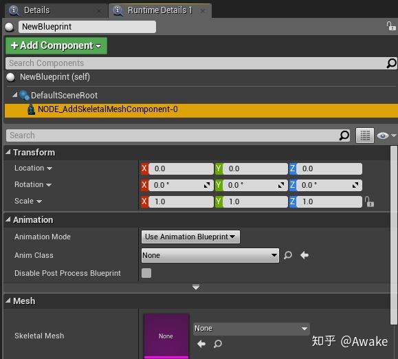 UE4 Actor Runtime Details插件 - 知乎