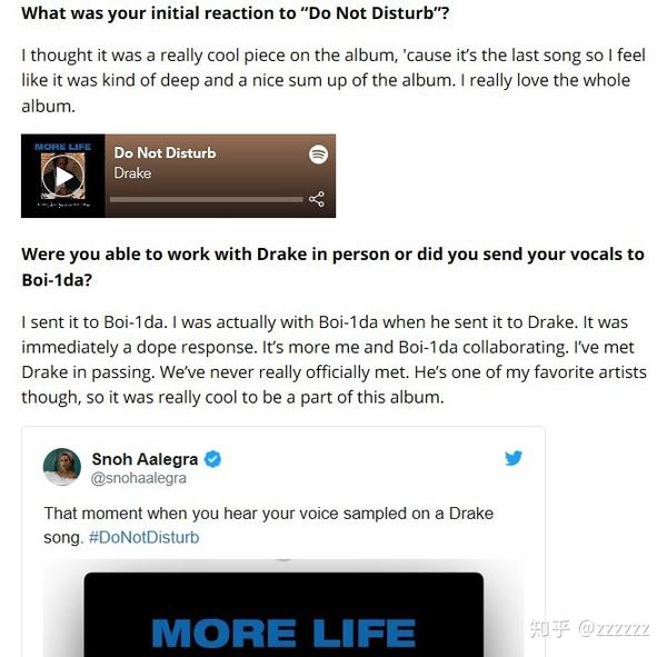 Drake—Do not disturb - 知乎