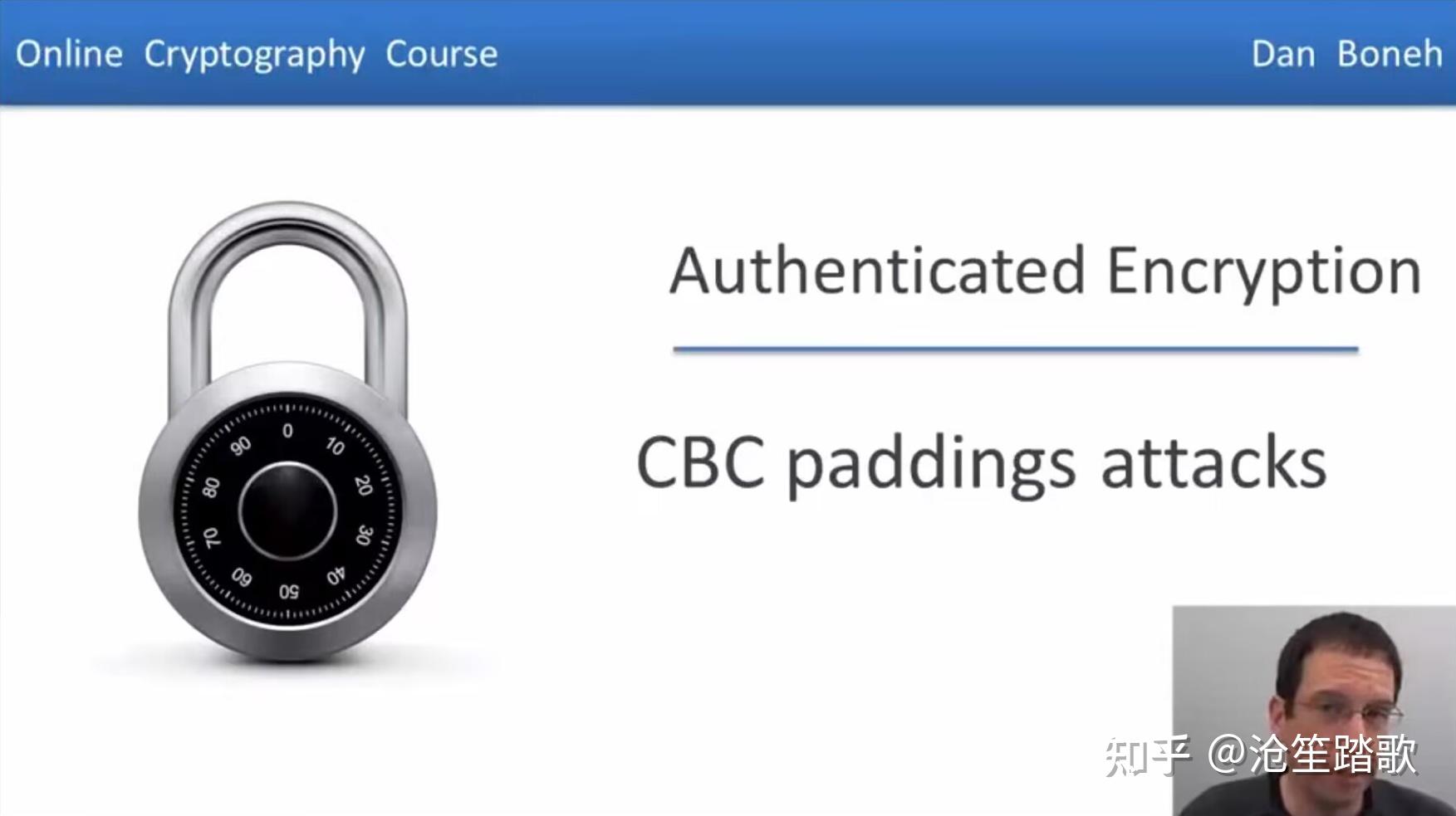 Dan Boneh密码学笔记——认证加密 - 知乎