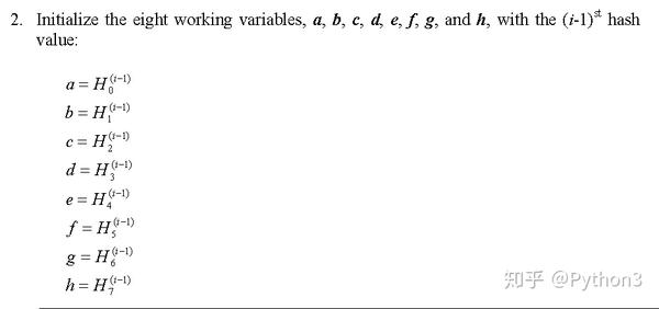 完整全面的Python SHA256算法原理和实现讲解 - 知乎