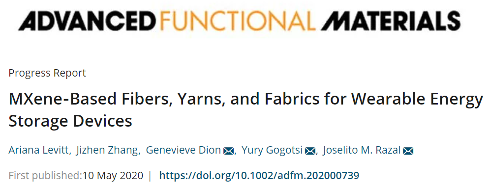 3天5篇《AFM》，MXene最新进展一网打尽！ - 知乎