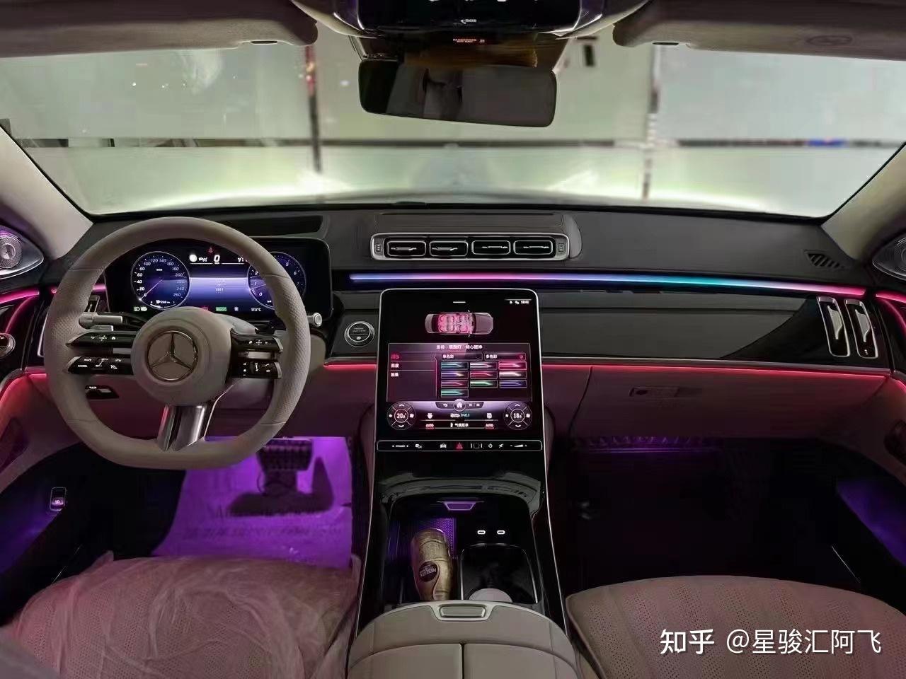 21款奔驰S400L加装主动式氛围灯、香氛负离子，内饰氛围届的天菜 - 知乎