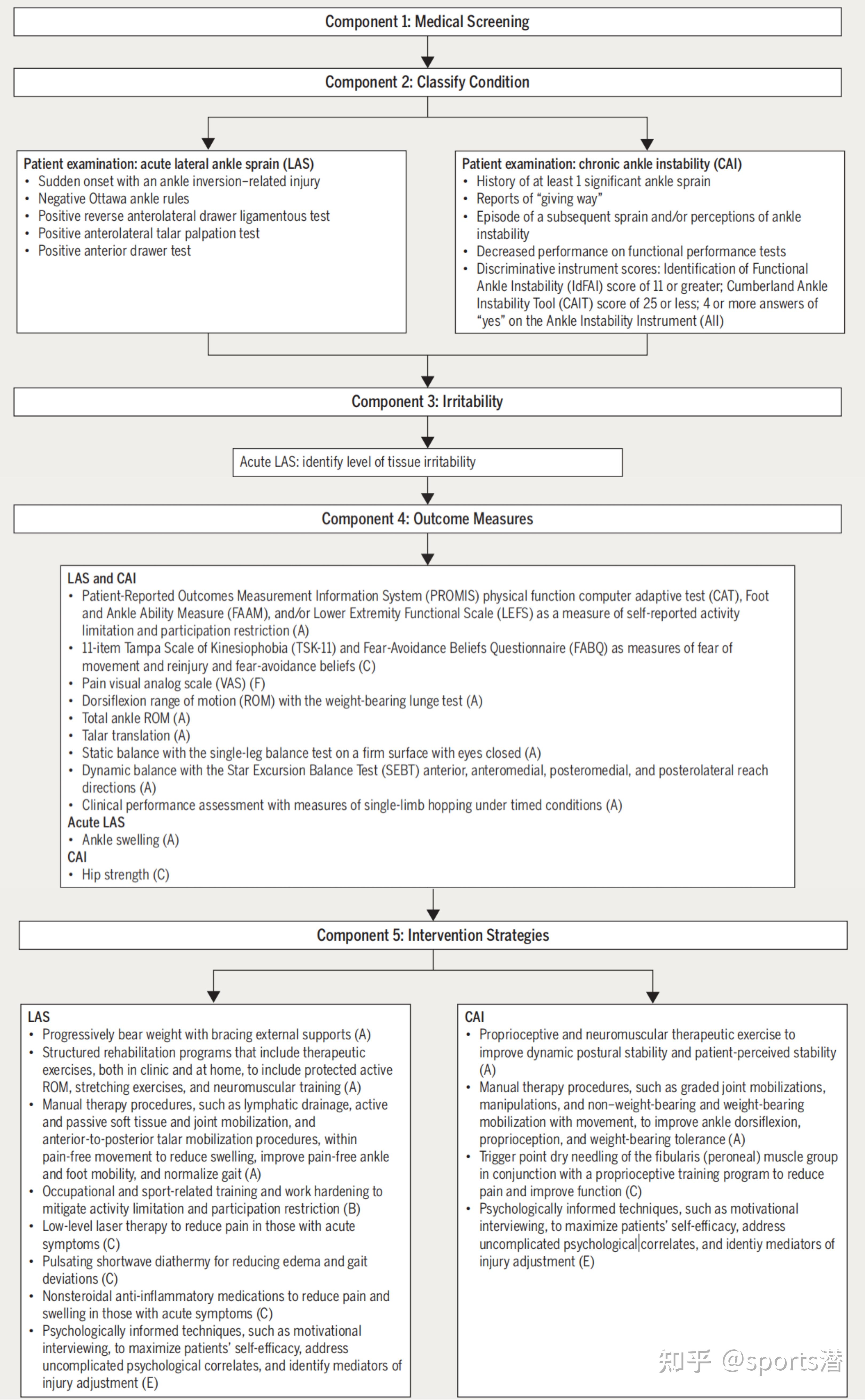 踝关节篇-JOSPT外踝扭伤指南2021（下） - 知乎