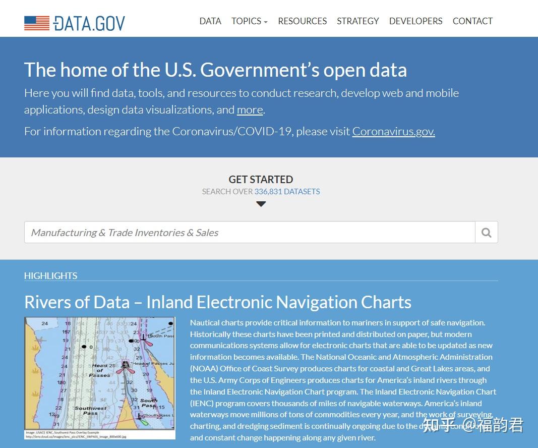 【情报工具】分享24个国内外政府开放数据平台 - 知乎