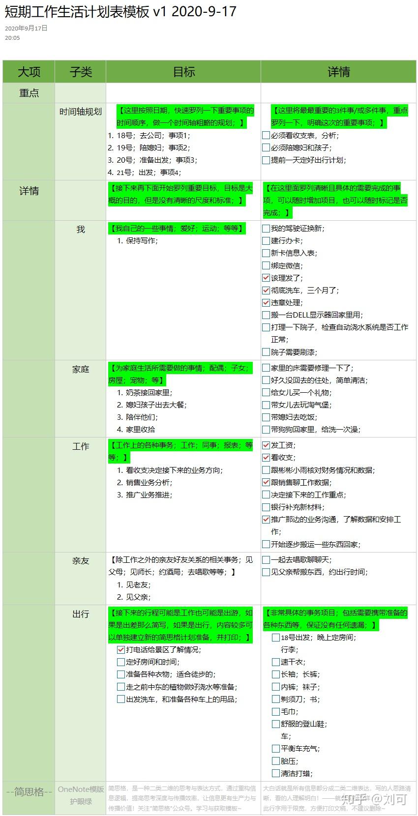 可不可以分享onenote笔记模板？ - 知乎