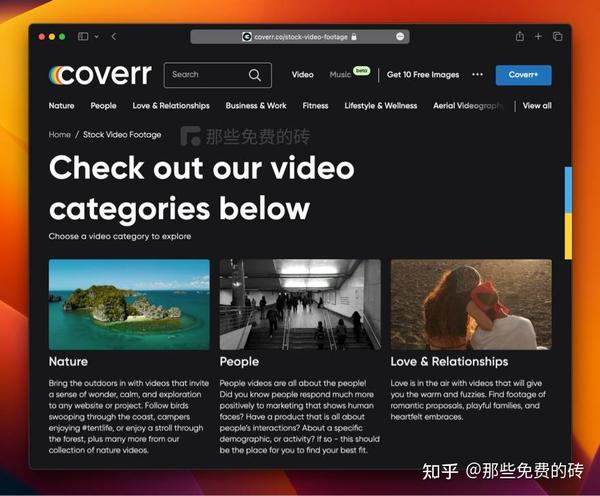 Coverr - 来自专业电影制作人分享的免费商用、高质量的 MP4 视频素材 - 知乎