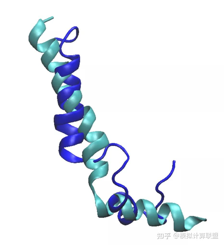 分子模拟||VMD叠合并计算两个结构间RMSD值 - 知乎