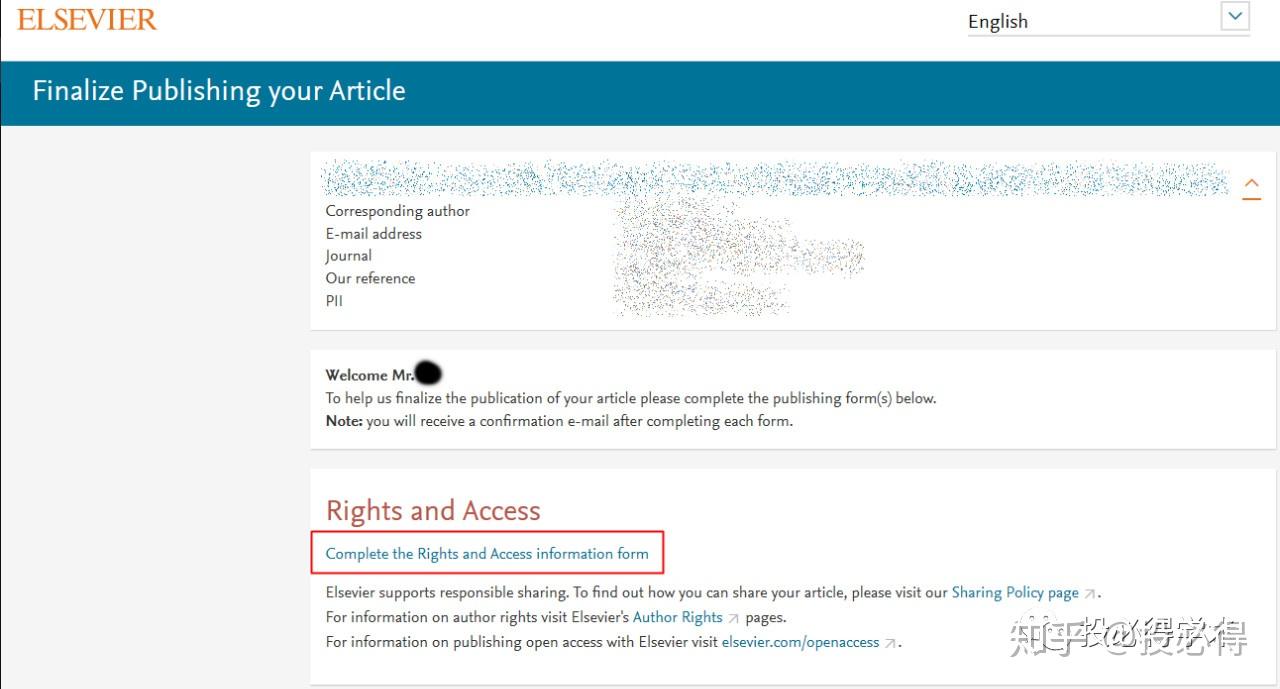 SCI论文accepted后的第一步——Rights and Access（Elsevier） - 知乎