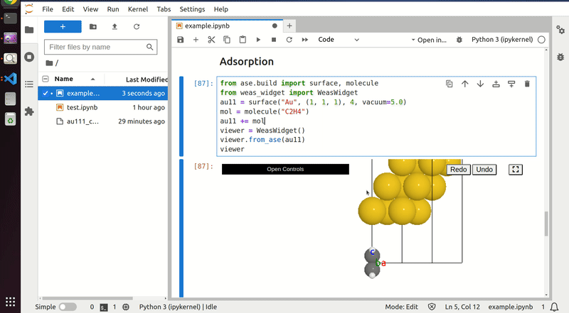在 Jupyter Notebook 中可视化和编辑原子结构 - 知乎
