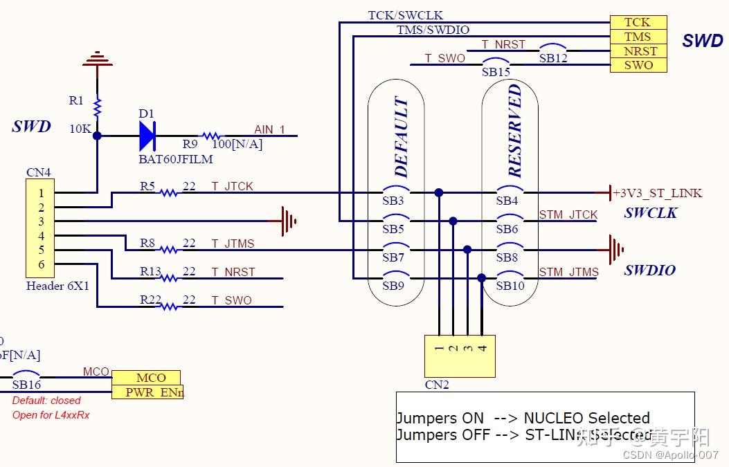 Debugging other STM32 chips with STLink on Nucleo-64 development board ...