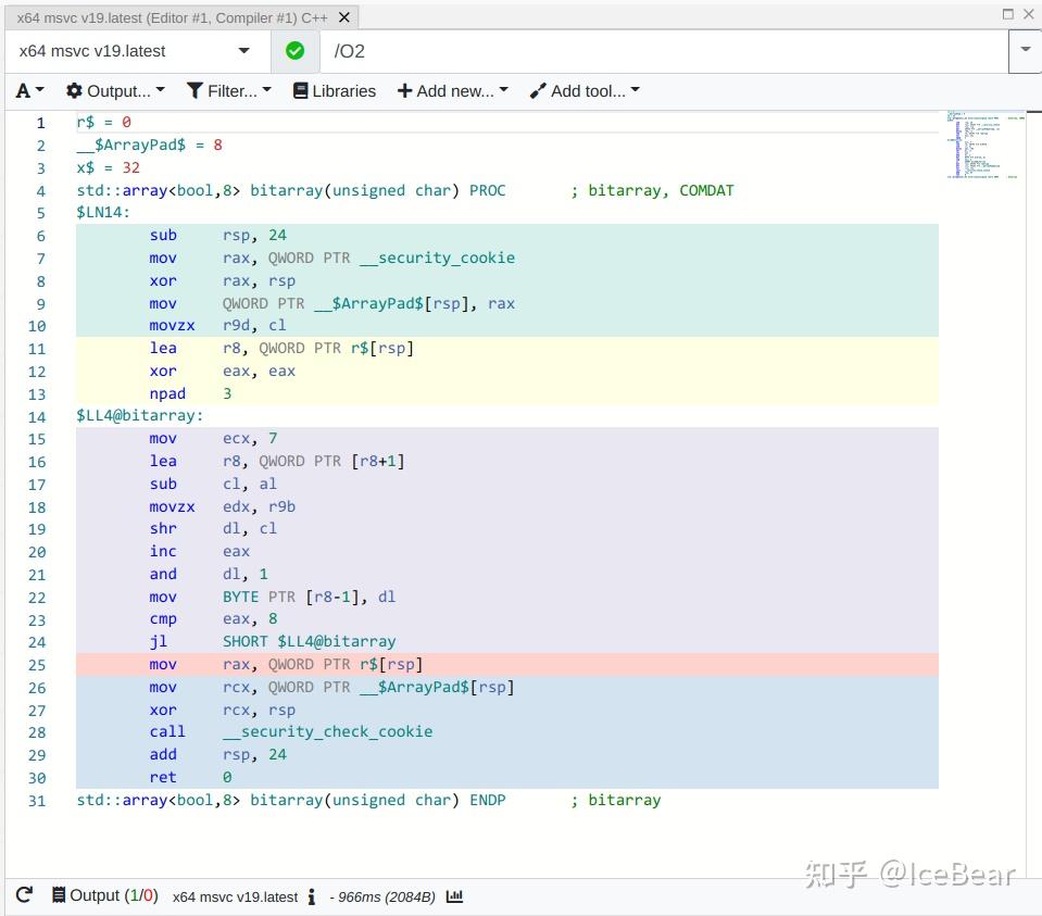 论整数转 bool array 的高效实现 - 知乎