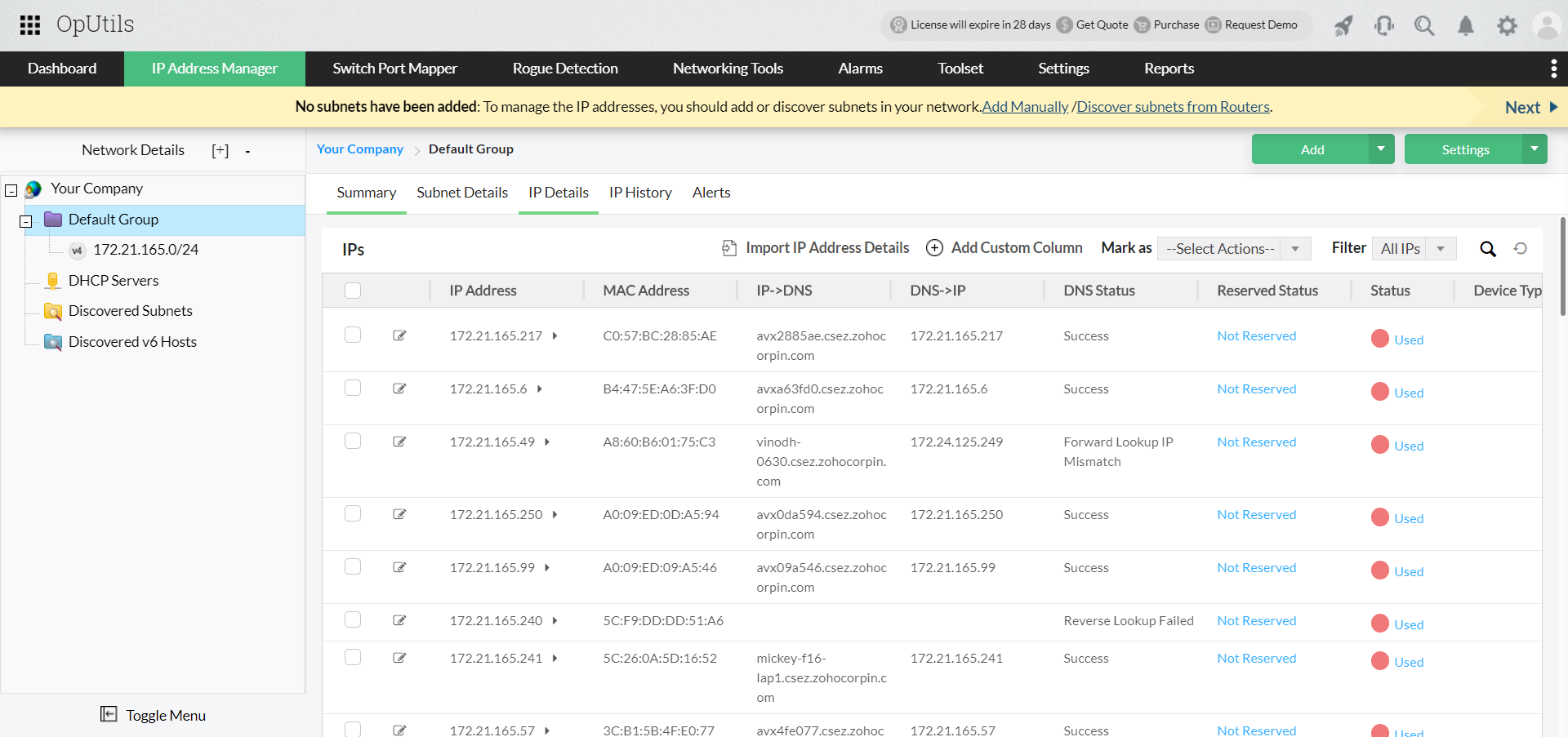 局域网IP扫描工具-OpUtils - 知乎