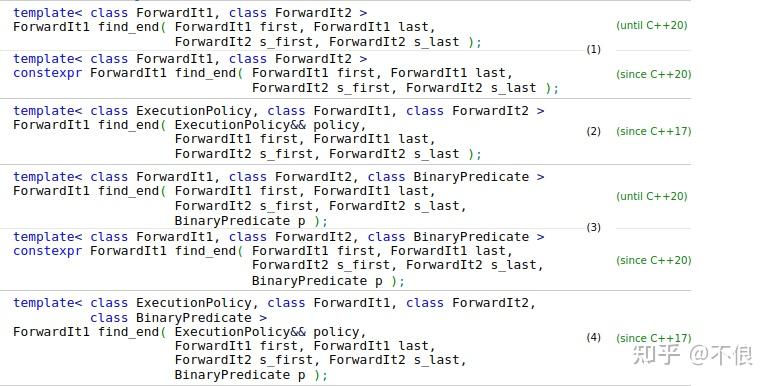 C++标准库算法--Non-modifying Sequence Algorithm - 知乎