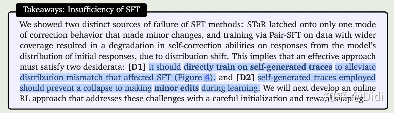 如何让LLM学会自我纠正：Training Language Models to Self-Correct via Reinforcement Learning - 知乎