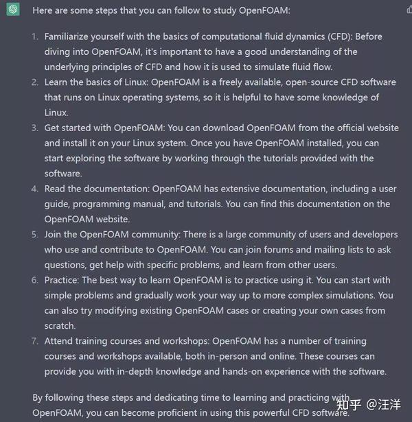 写个OpenFOAM入门学习方法和资料汇总 - 知乎