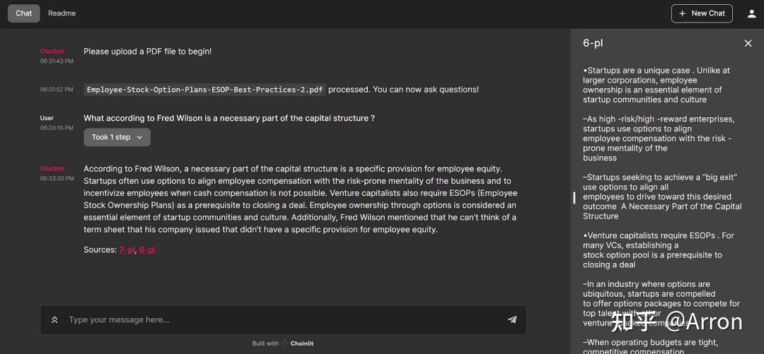 LLM漫谈（三）| 使用Chainlit和LangChain构建文档问答的LLM应用程序 - 知乎