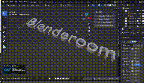 【Blender自习室】一键生成线缆的blender免费插件GeoCables - 知乎
