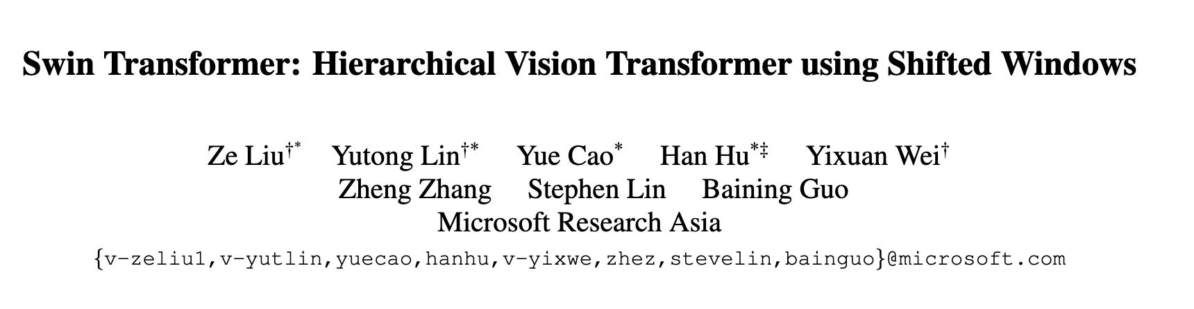 [15] Swin Transformer: 一种层级 ViT 模型 - 知乎